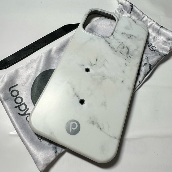 Loopy Case | Cell Phones & Accessories | White Marble Righty Loopy Case ...